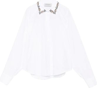 Ermanno Scervino Femme, Blouses et Chemises, Blanc, Taille: 34 FR Mf010 Camicia