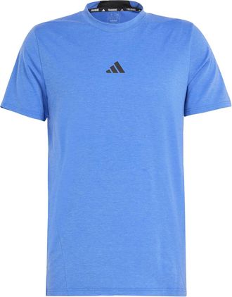 adidas Designed for Training Workout T-Shirt, kurz&auml;rmlig, Herren, Semi Lucid Blue, XL