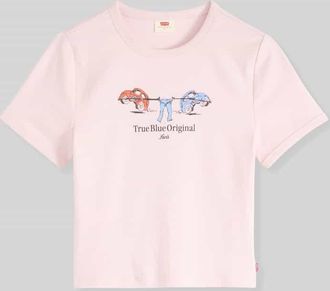 Levi's Slim Fit T-Shirt aus Baumwoll-Mix