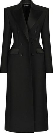 Dolce & Gabbana Manteau dHiver &Eacute;l&eacute;gant - Femme - Manteaux - Noir - Taille: 38 FR