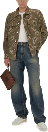 Etro Regular Fit Denim Jeans - Blue