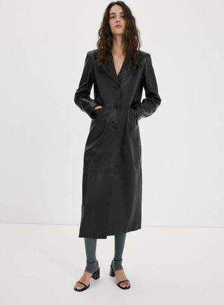 Mango Sandales lani&egrave;re &agrave; talon bloc noir - Femme - 35 - MANGO