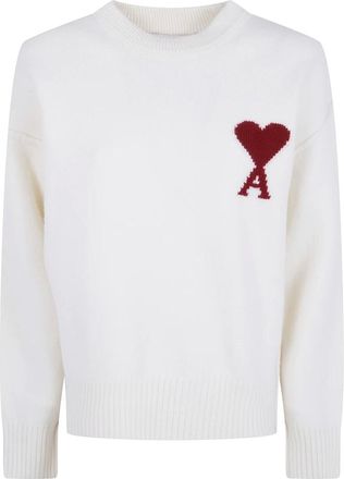 Ami Herren, Strickwaren, Wei&szlig;, XLGr&ouml;&szlig;e