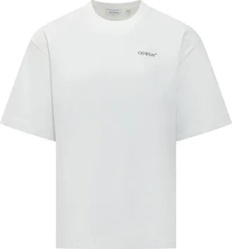 Off-white Homme, Tops, Blanc, Taille: S Half Arrows SS Tee