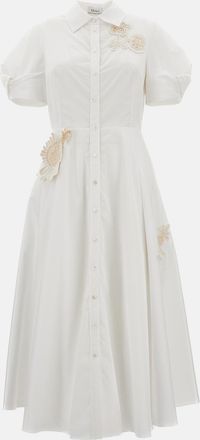 Erdem Midikleid Mit Applikationen