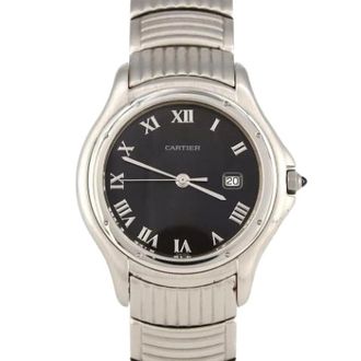 Cartier Montre vintage Pre-owned - Homme - Pre-owned - Noir - Taille: ONE Size