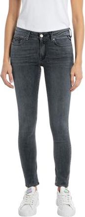 Replay Jean Femme New Luz Skinny-Fit mit Power Stretch, Gris Foncé 097 (Grau), 25W / 30L