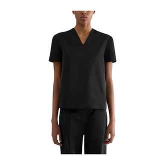 Jil Sander Radzimir V-Neck Top - - Blouses & Shirts - Damen - Schwarzk - XS