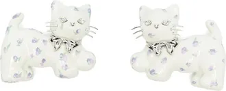 Yvmin Floral-print Cat Hair Clips