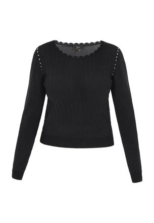 Faina Pullover Frauen Schwarz