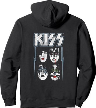 Kiss Hard Rock Music Band Made For Lovin You by Rock Off Pullover Hoodie