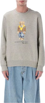 Ralph Lauren Homme, Pulls, Gris, Taille: S Pull molletonn&eacute; Ours