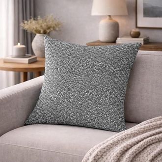 Home Wohnideen Kissenh&uuml;lle FJELLA Leinenoptik, Ohne F&uuml;llung, Farbe:Petrol, Gr&ouml;&szlig;e:40 x 40 cm, Anzahl:1x