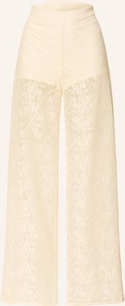 Sofie Schnoor Marlenehose Ivysw Aus Spitze beige