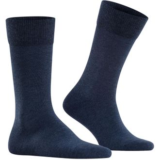 Falke Herren Socken blau Baumwolle & Mix unifarben