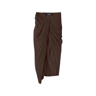 Jacquemus Femme, Jupes, Brun, Taille: 38 FR The Par&eacute;o Skirt