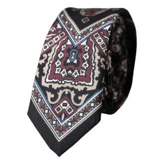 Dolce & Gabbana Sizilianische Western Krawatte - - Accessories - Herren - Mehrfarbig - ONE SIZE