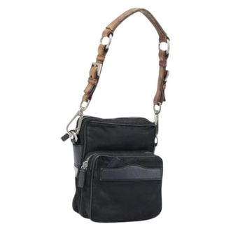 Prada Pre-owned Vintage Nylon Schultertasche - - Pre-owned - Damen - Schwarzk - ONE SIZE