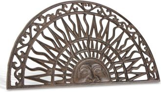 Décoration d'Autrefois Paillasson demi lune fonte - Fonte - Marron - Décoration dAutrefois