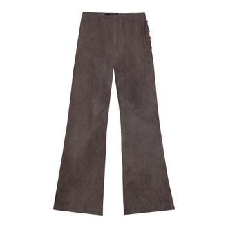 Cortana Poline High-Waist Hose - - Trousers - Damen - Grau - S