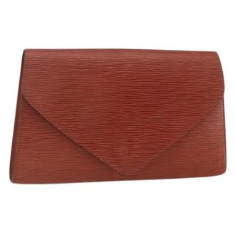 Louis Vuitton Pochette en cuir Epi Pre-owned - Femme - Pre-owned - Brun - Taille: ONE Size