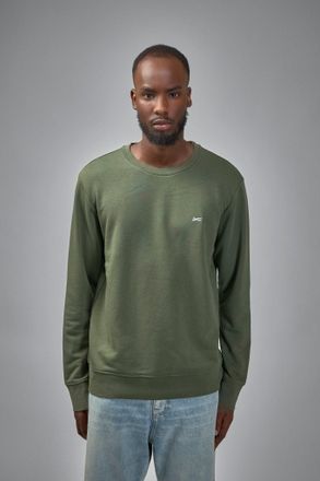 Denham Scissor Crewneck Deep Green - Regular Fit