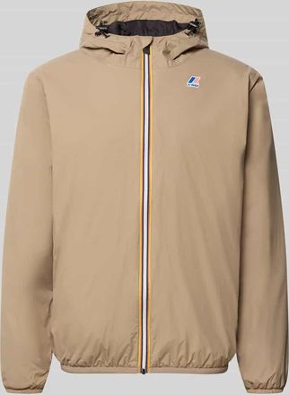 K-Way Jacke mit Logo und Rei&szlig;verschluss