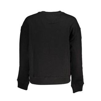 Tommy Hilfiger Logo-Embroidered Cotton Sweatshirt - Black