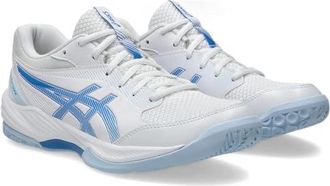 Asics Femme Gel-Task 4 Sneaker, CÔTE Blanche/Bleue, 36 EU