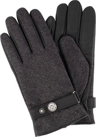 Roeckl Herren Handschuhe schwarz Nappa meliert