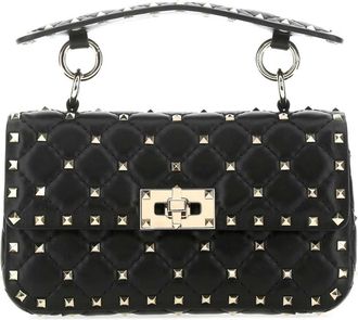 Valentino Garavani Femme, Sacs, Noir, Taille: ONE Size Small Nappa Rockstud Spike Bag
