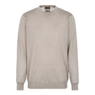 Emporio Armani Homme, Sweatshirts et sweats à capuche, Beige, Taille: XL SweaT-shirt Élégant en Jersey