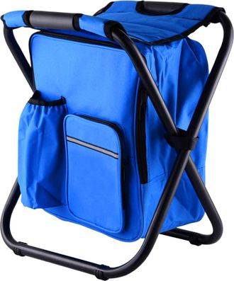 Generic Klappstuhl für den Außenbereich - tragbare Camping-Klappstuhl mit integrierter Kühltasche | leichter Reisesitz für Wandern, Bergsteigen, Rasen, Festiv