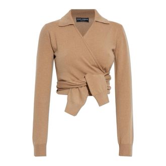 Dolce & Gabbana Kaschmirpullover - - Knitwear - Damen - Beige - S