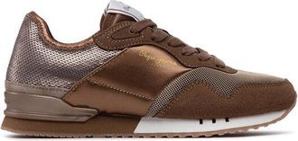 Pepe Jeans London Sneakers London W Sequins PLS31382 Braun