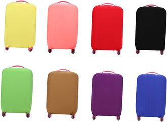 Valiclud Reisekoffer Rosa Gepäck Cover Kofferschutzhülle Trolleyhülle Gepäckschutz Kofferhülle Schützt Schutztasche Elastisch Hochelastisch Reisen Schutz Schmu