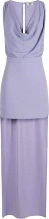 Elisabetta Franchi Femme, Robes, Violet, Taille: 44 FR Elisabetta Franchi Robes