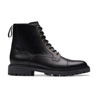 Clarks Clarkridge Hi Schwarze Leder-Stiefeletten - - Shoes - Herren - Schwarzk - 41 1/2 EU