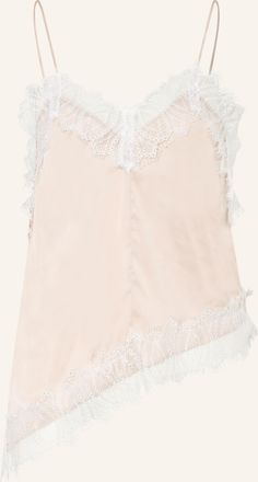 Luisa Cerano Luisa Cerano Blusentop Mit Spitze rosa