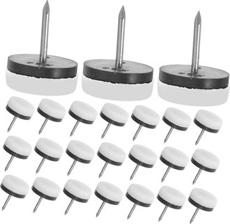 Artibetter 40stücke Nagelgleiter Aus Pp Stahl Und Gummi Für Stühle Tische Schränke rutschfeste Pads Schützen Böden Vor Kratzern Reduzieren Geräusche Geeignet Für