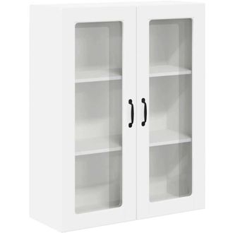 vidaXL Küchenwandschrank Hochglanz Weiß 80 x 31 x 100 cm Holzwerkstoff vidaXL