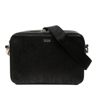 Dior Pre-owned Perforated Leather Crossbody Bag - - Pre-owned - Damen - Schwarzk - ONE SIZE