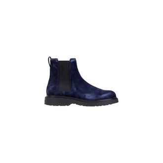 Calvin Klein Jeans Wildleder Chelsea Stiefel f&uuml;r M&auml;nner - - Shoes - Herren - Blau - 46 EU