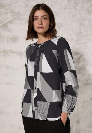 Cecil Langarmbluse aus softer Viskose