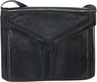 Saint Laurent Sac bandouli&egrave;re vintage Pre-owned - Femme - Pre-owned - Noir - Taille: ONE Size