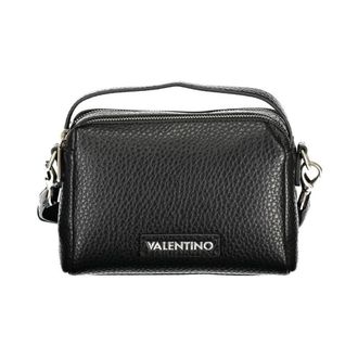 Valentino Polyurethan Handtasche mit Top-Griff und Magnetverschluss - - Bags - Damen - Schwarzk - ONE SIZE