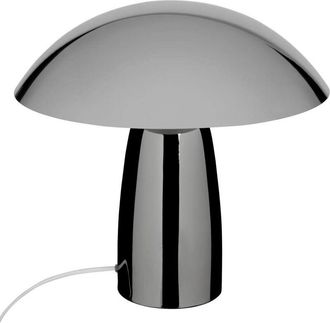 Atmosphera Lampe &agrave; Poser Champignon Omia 36cm Argent
