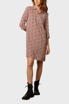 Gerard Darel Robe courte zipp&eacute;e &agrave; fleurs - JORGIA - Fuchsia