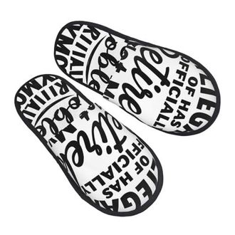 Generic Pantoufles Moelleuses Mod&egrave;le Officiellement &Agrave; La Retraite, Ce NEst Plus Mon Probl&egrave;me Chaussures Doux Hiver Chaussons Pour Homme Int&eacute;rieur Unisex M