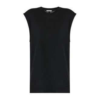 Ami Femme, Tops, Noir, Taille: 40 FR D&eacute;bardeur ajust&eacute; en jersey